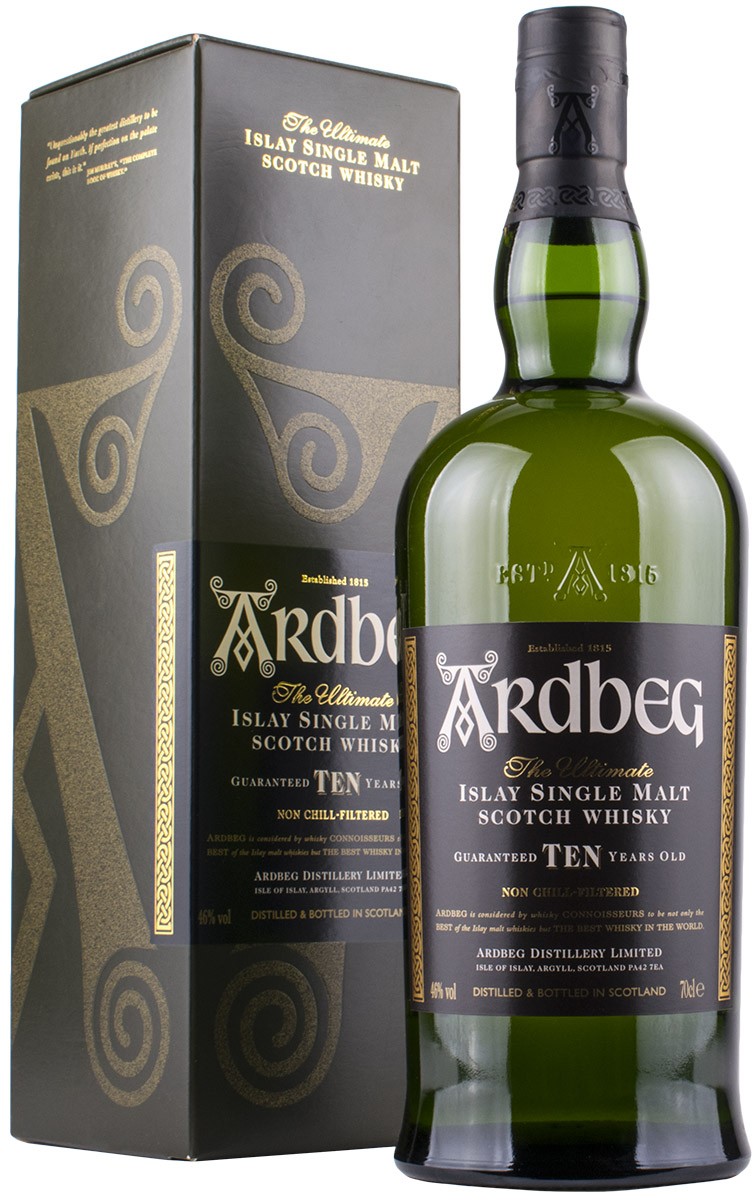 Ardbeg TEN 10 Year Old Single Malt Whisky 46% | Uhrskov Vine