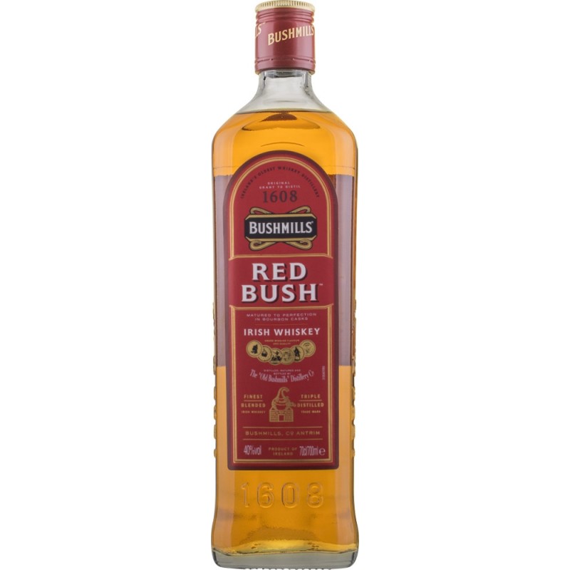 Bushmills Red Bush Irish Whiskey 40% | Uhrskov Vine